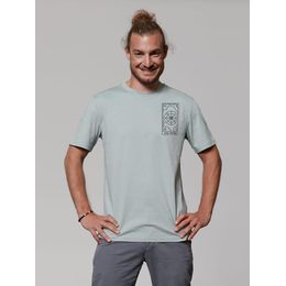 wat? Apparel T-Shirt Tarot The Wheel in Aloe | Gr.: 48