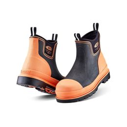 Grubs Gummistiefel "(S5) Ceramic Driver Safety Wellies" in Orange | Gr.: 42
