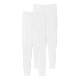 Schiesser Leggings Luxury in Wei&szlig; | Gr.: 38