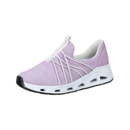 Rieker Komfort-Slipper, Sneakers Mid in viola-weiss/blasslila | Gr.: 41