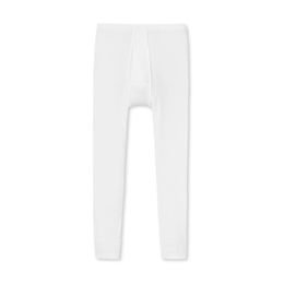 Schiesser Lange Unterhose Original Doppelripp in Wei&szlig; | Gr.: 6