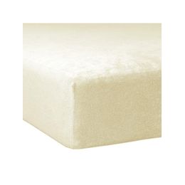 Traumschlaf Spannbettlaken Flausch Biber in natur | Gr.: 120x200 cm - 130x200 cm