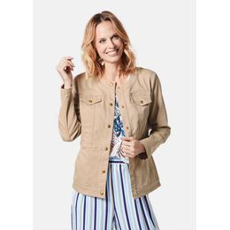 GOLDNER Kurzgr&ouml;&szlig;e: Jacke in sand | Gr.: 21