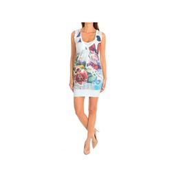 Desigual Kurzes Kleid in White | Gr.: L