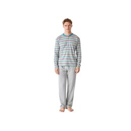 J and J Brothers Schlafanzug in Gray | Gr.: L