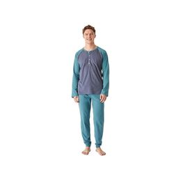 J and J Brothers Schlafanzug in Green | Gr.: M