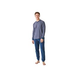 J and J Brothers Schlafanzug in Blue | Gr.: L