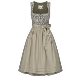 N&uuml;bler N&uuml;bler Midi Dirndl Gudrun in Oliv | Gr.: 40