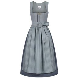 N&uuml;bler N&uuml;bler Langes Dirndl Gill in Silber | Gr.: 52