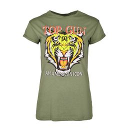 Top Gun T-Shirt TG20214002 in olive | Gr.: L