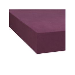 Traumschlaf Spannbettlaken Feinbiber Boxspring in beere | Gr.: 90x190 cm - 100x200 cm