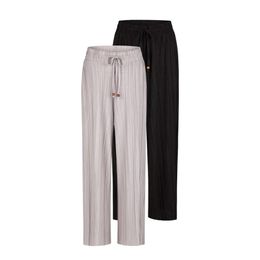 DENIMFY Stoffhose / Chino DFBrenda 2er comfort/relaxed in Mehrfarbig | Gr.: L