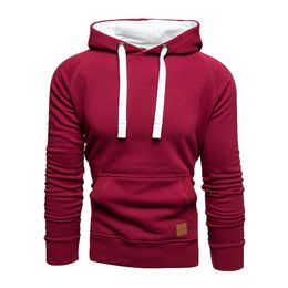 Amaci&Sons Amaci&Sons Kapuzenpullover LANSING in Bordeaux | Gr.: L