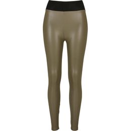 Urban Classics Leggings in olive | Gr.: XS