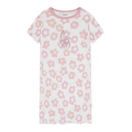 Schiesser Nachthemd Girls World in white print | Gr.: 98