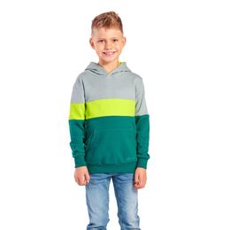 Erima Junge Kapuzensweat Kian in everglade/limepunch | Gr.: 116