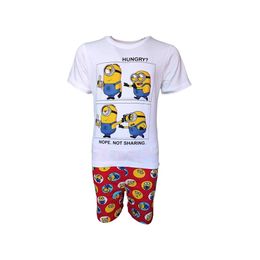 Schlafanzug kurz Minions in Rot | Gr.: 122