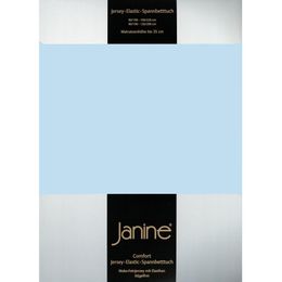 Janine Spannbetttuch Elastic Jersey 5002 in hellblau | Gr.: 100 x 200