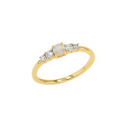 Amor Ring Silber 925, gelbvergoldet in Gold | Gr.: 54