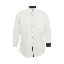 Almsach Langarmhemd 8115LK in wei&szlig; | Gr.: S