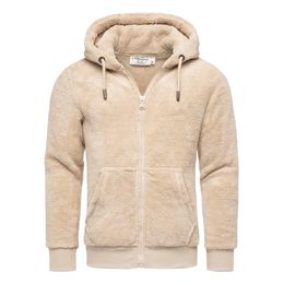 Amaci&Sons Amaci&Sons Teddyfell Jacke BERWYN in Beige | Gr.: XXXL