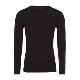 Hanro Longsleeve Woolen Silk in anthracite | Gr.: XL