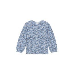 Minymo Langarmshirt MIT-shirt LS AOP in Blau | Gr.: 140