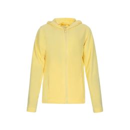 NALLY Damen Fleecejacke in Hellgelb | Gr.: XXL