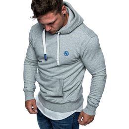 Amaci&Sons Amaci&Sons Kapuzenpullover WATERBURY in Hellgrau | Gr.: XL