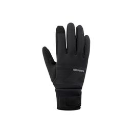 Shimano Fahrrad-Handschuhe WINDBREAK Thermal in Schwarz | Gr.: XL