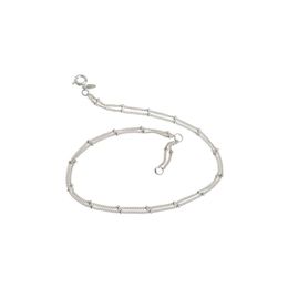 SILBERKETTEN-STORE 925 Silber Fu&szlig;kette, doppelreihig | Gr.: 28