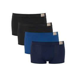 Sloggi Boxershort 4er Pack in Schwarz/Blau | Gr.: L