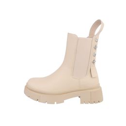 Ital-Design Stiefelette in Beige | Gr.: 40