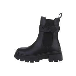 Ital-Design Stiefelette in Schwarz | Gr.: 38