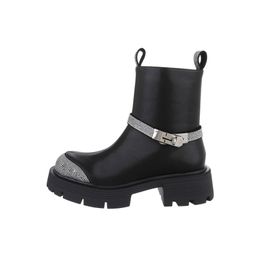 Ital-Design Stiefelette in Schwarz | Gr.: 37