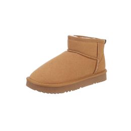 Ital-Design Stiefelette in Camel | Gr.: 38