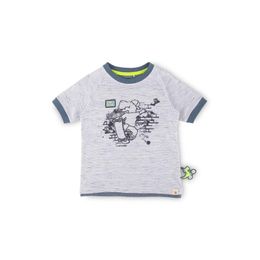 Sigikid T-Shirt Sporty Dino in Weiß/Blau | Gr.: 110