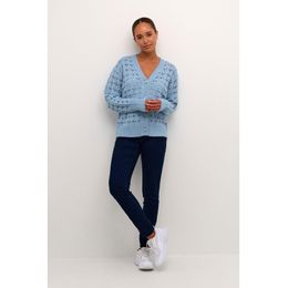 Kaffe Strickjacke KAelena Regular fit in Faded Denim | Gr.: XXL