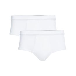 Con Ta Con-ta Baumwolle, Feinripp Slip 2er-Pack in weiß | Gr.: 5