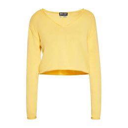ROCKEASY Damen Pullover in Gelb | Gr.: XL
