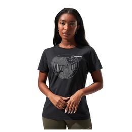 Berghaus Baumwoll-Shirt in Black/Black | Gr.: L