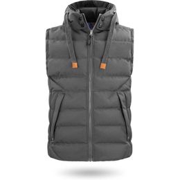 Normani Outdoor Sports Herren Winter-Steppweste Yuquot in Anthrazit | Gr.: M