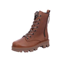 Paul Green Schnürstiefeletten in cognac | Gr.: 5