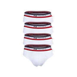 Fila Slip 4er Pack in Weiß | Gr.: L