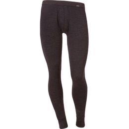 Ammann Baumwolle, Feinripp Unterhose, lang in anthrazit | Gr.: 5