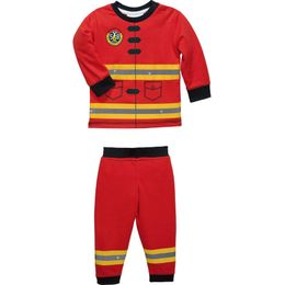 Erwin Müller Erwin Müller Interlock-Jersey Kinder-Schlafanzug in rot | Gr.: 98/104