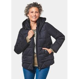 GOLDNER Steppjacke mit Kapuze in marine | Gr.: 42