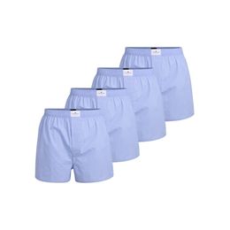 Tom Tailor Web-Boxershorts 4er Pack in Blau | Gr.: XXL
