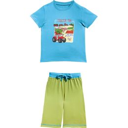 Erwin Müller Erwin Müller Single-Jersey Kinder-Shorty in türkis/grün | Gr.: 98/104