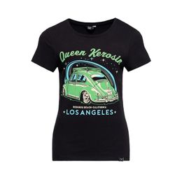 Queen Kerosin T-Shirt Los Angeles in schwarz | Gr.: S